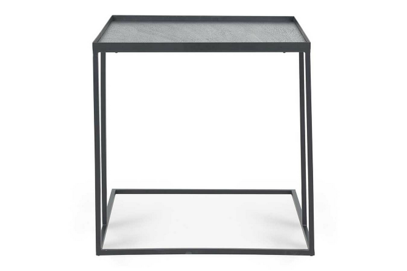 Beistelltisch schwarz 52x52 cm | 237793